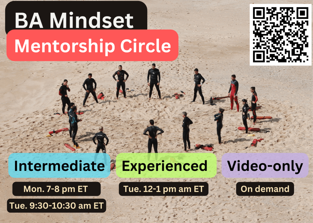 BA Mindset Mentorship Circle: Fall 2024 Program Announced - Why Change